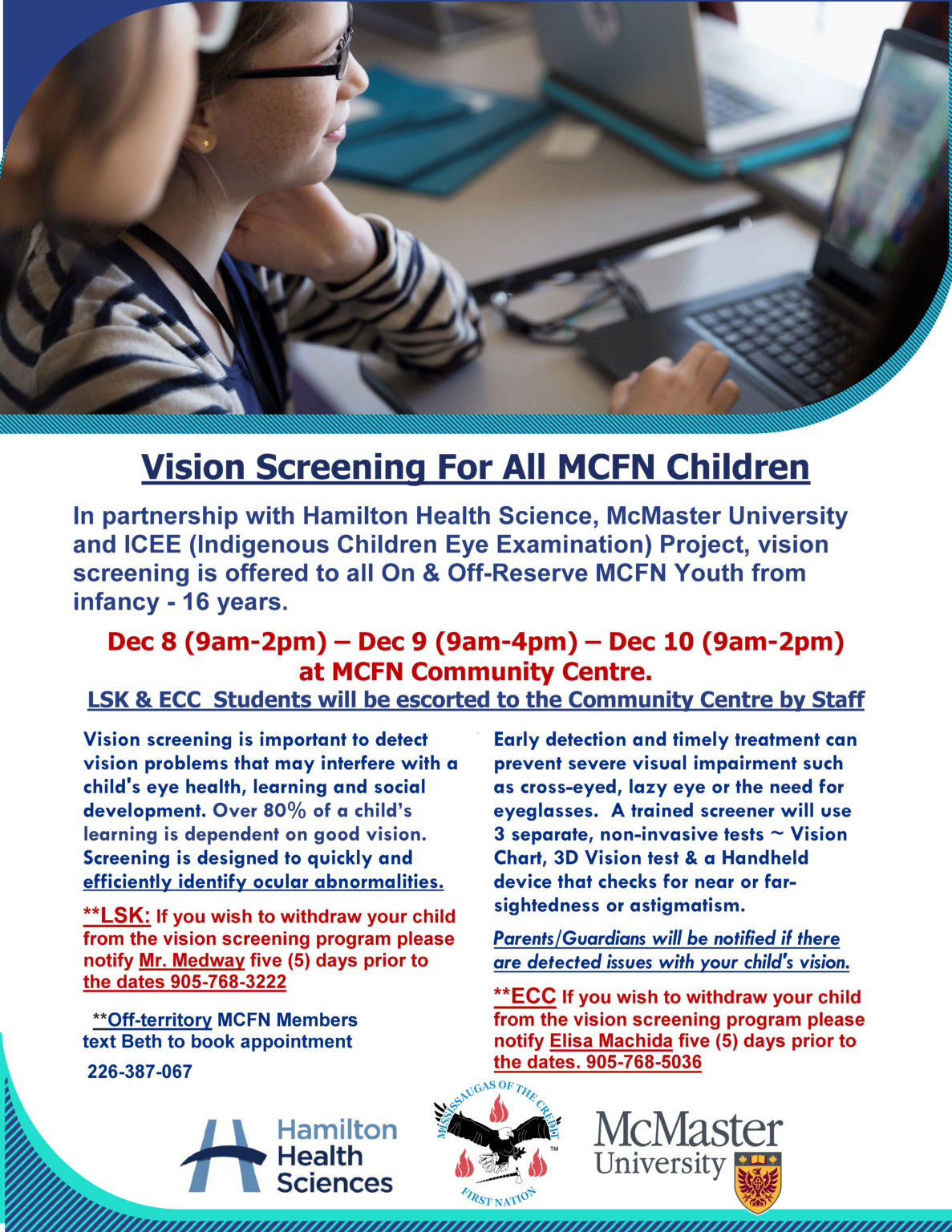 Vision Screening For All MCFN Children – Mississaugas of the Credit ...