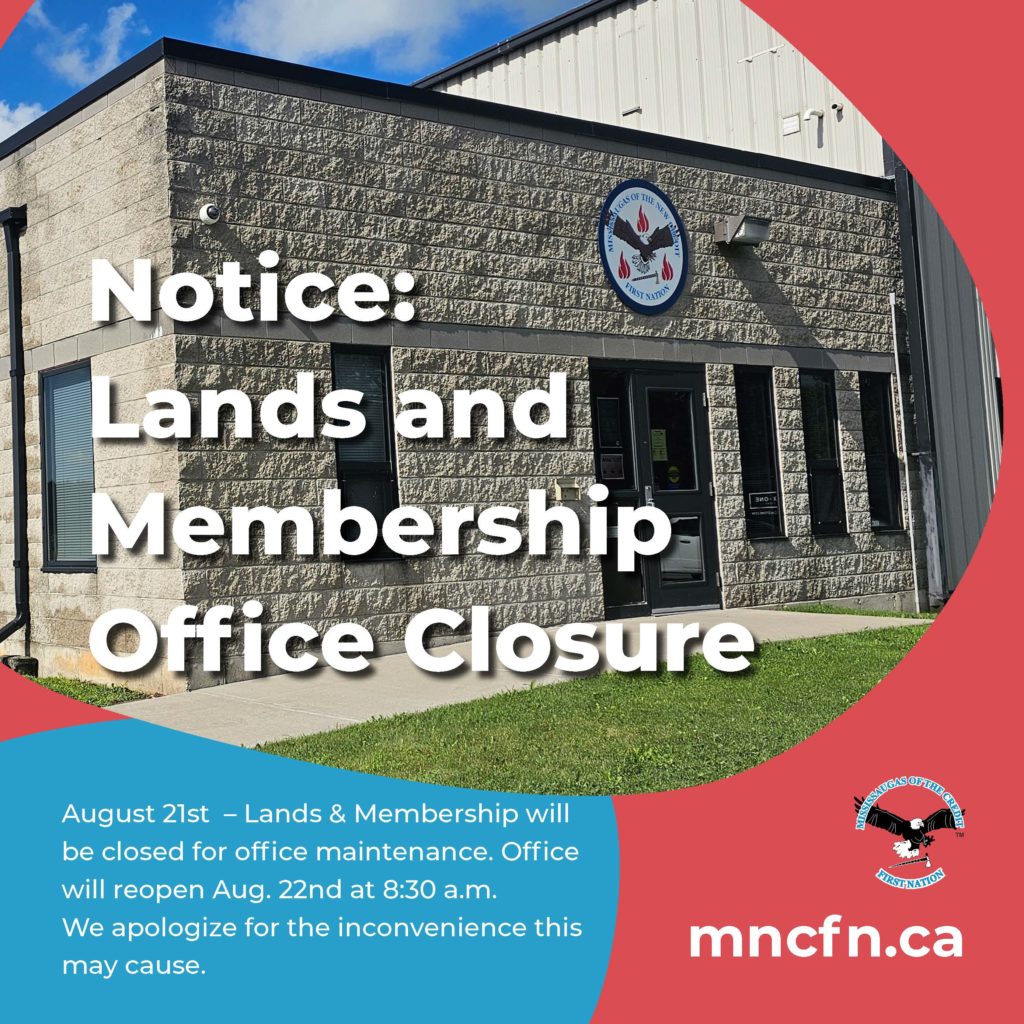 Lands & Membership – Mississaugas of the Credit First Nation