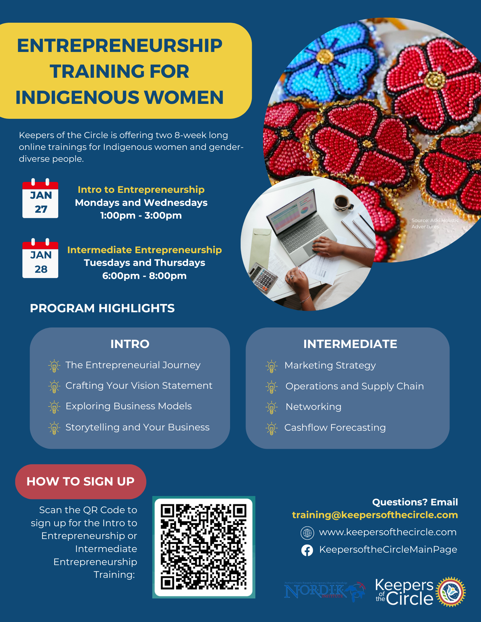 Entrepreneurship Training for Indigenous Women – Mississaugas of the ...
