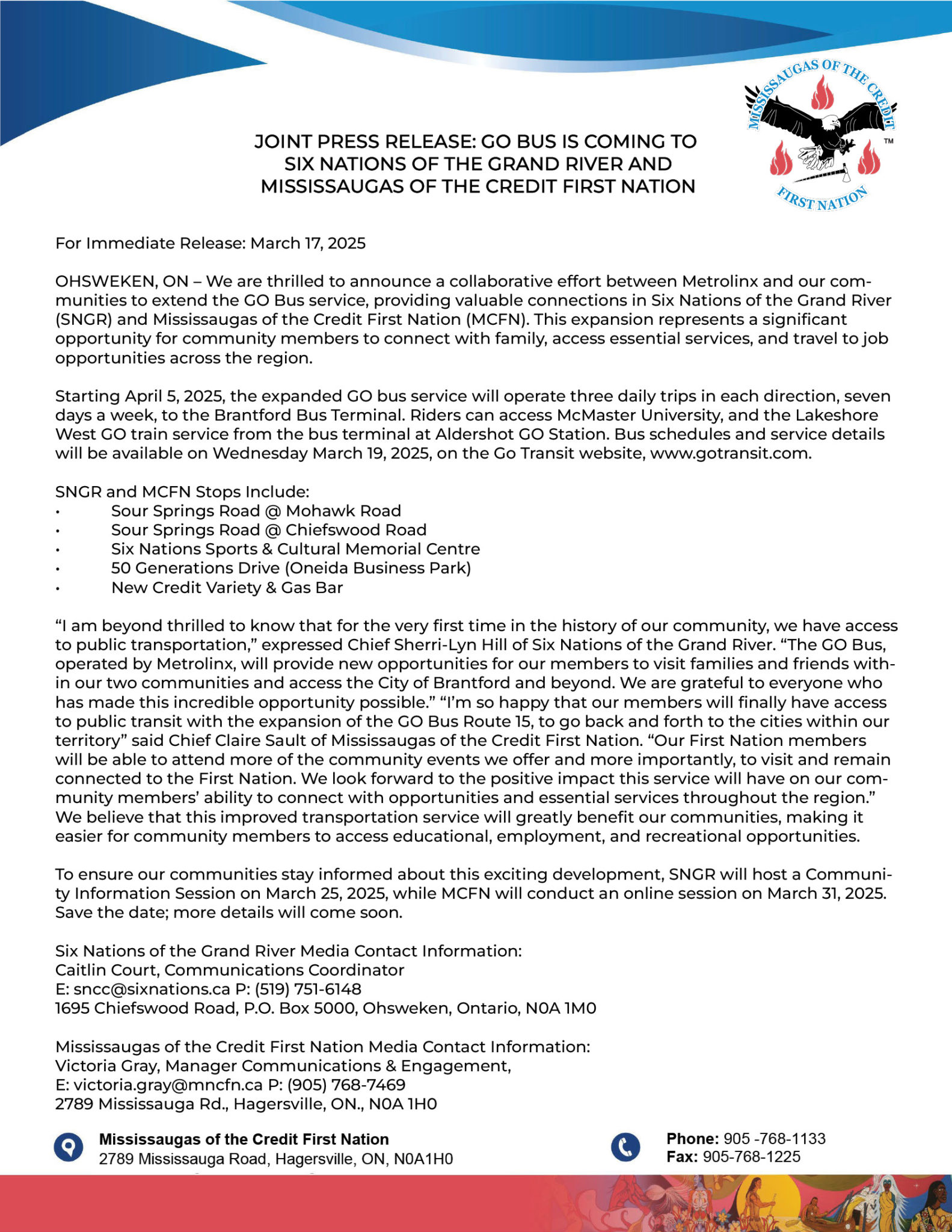 About MCFN – Mississaugas of the Credit First Nation